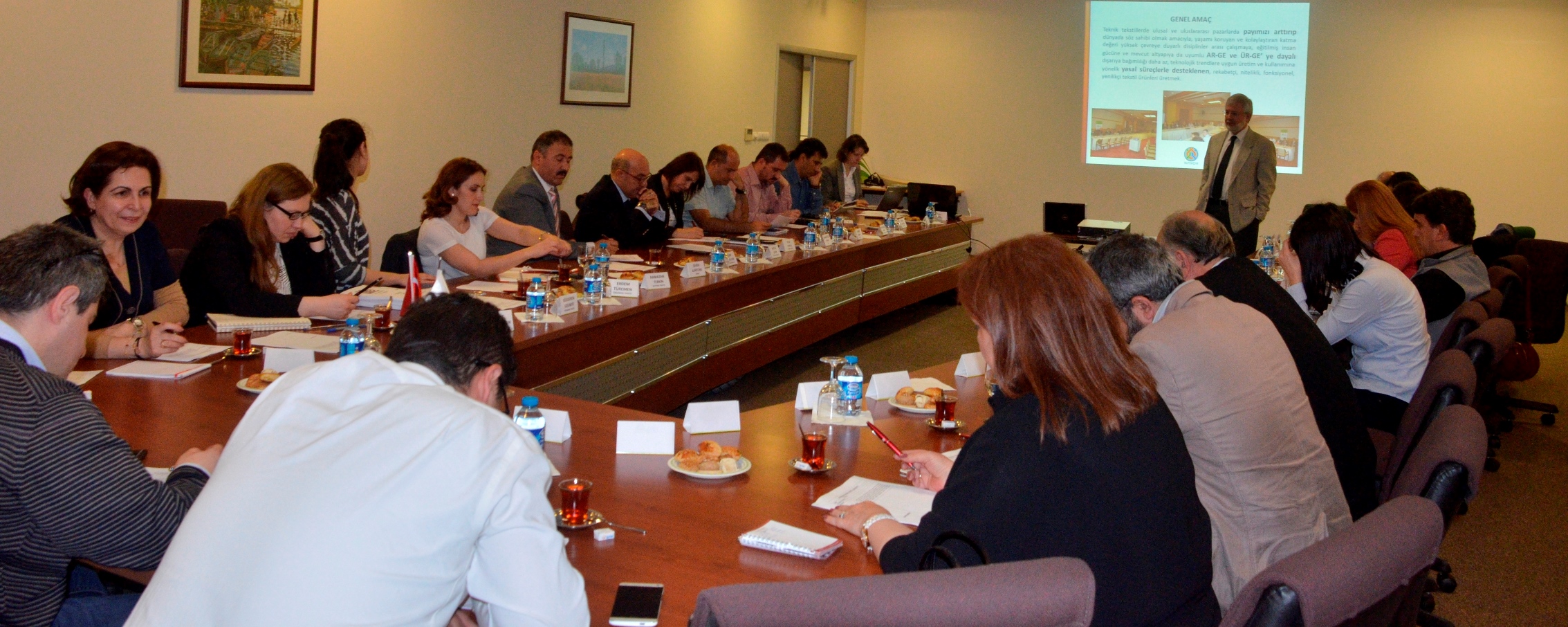 UİB - TEKNİK TEKSTİL MÜKEMMELİYET MERKEZİ, ÇALIŞMALARI TÜM HIZIYLA SÜRÜYOR…